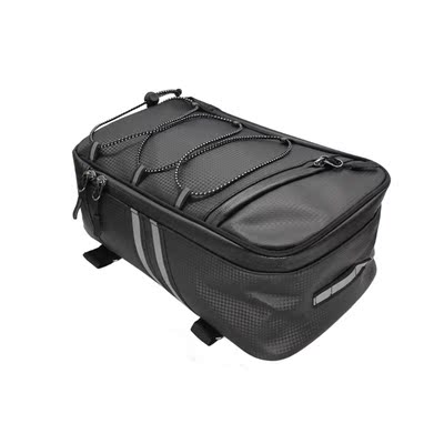 Bicycle Rack Rear Carrier Bag PU Leather Waterproof Storage