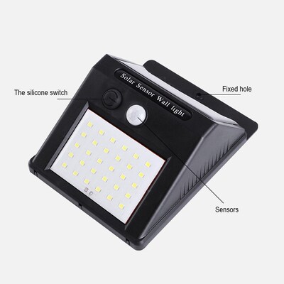 20/30 LED Solar Power Light PIR Motion Sensor 1/2/4pcs Solar