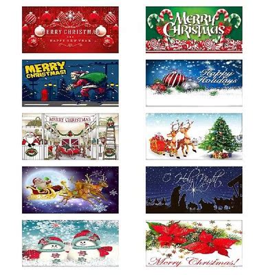 7x16 Ft Photography Background Cloth Polyester Christmas