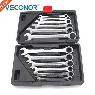 Ratchet Wrench Set Ratcheting Spanner 12pcs 8 19mm size Dul