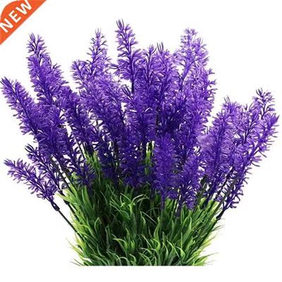 10 Bundles Artificial Flowers-Lavender Flowers, Outdoor UV R