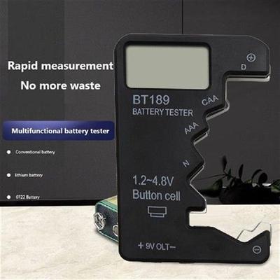 Battery Tester Wide Test Range Digital Display Battery
