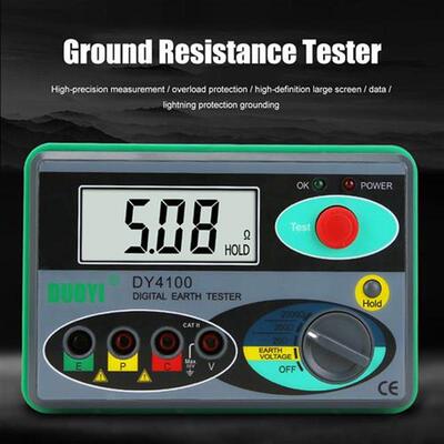 DY4100 Digital Megohmmeter Megger Meter Insulation Earth