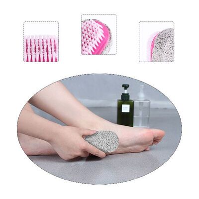 Foot Pumice Scrubber Feet Stonebrush Scrub Remover Callus