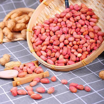 大白士有机花生400种g仁*2袋 河ITJ南有机植仁沙地大花生花生米