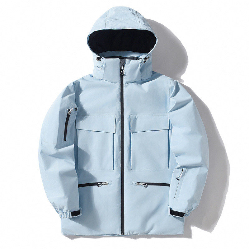 新款滑雪服男户外24-25雪季女款防风防水保暖单板滑雪衣款