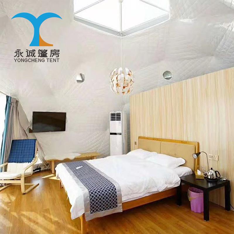 户外豪华双层保温球形帐篷度假景区营地星空阳光房圆顶民宿帐篷