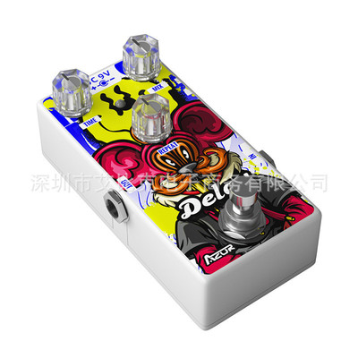 新款delay单块迷你效果器电吉他踏板金属延迟效果azor国潮生肖鼠