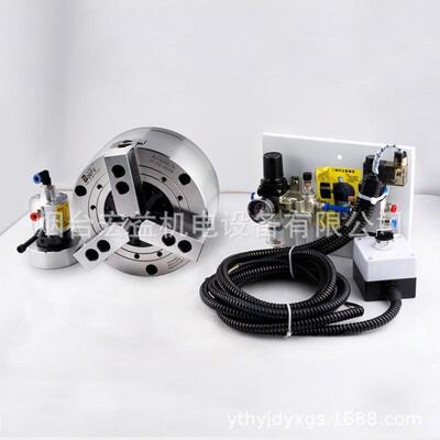 BDEFU倍得福钢体便宜KS250-3十寸10寸250mm三爪气动卡盘夹头