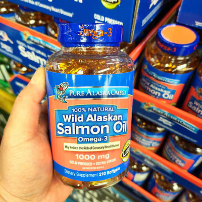 现货*Pure Alaska Omega阿拉斯加三文鱼油omega3深海鱼油DHA胶囊