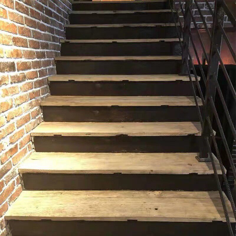 老榆木门板桌面楼梯踏板装修墙饰摄影板风化吧台板