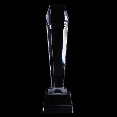 29cm Customized Crystal Trophy Cup Top Hexagon Cant for Winn