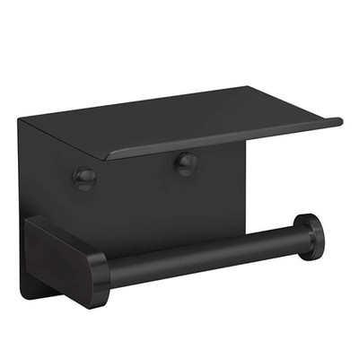 Toilet Paper Holder with Phone Shelf SUS 304 Stainless Steel