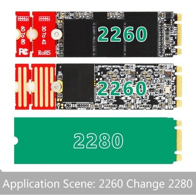 M2 M2PLS NGFF NVME M.2 Extended Transfer 2230, 2242, 2260, 2