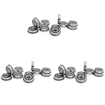 40Pcs F695-2RS Bearing 5X13X4mm Flanged Miniature Deep