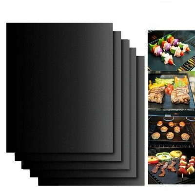 Kitchen Accessories Silicone Baking Mat BBQ Cooking Mat Blac
