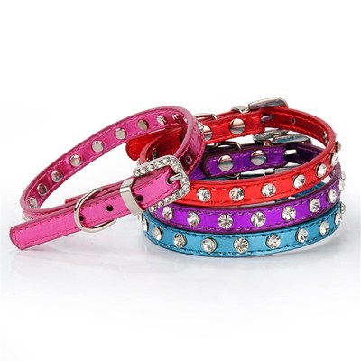 Super Shining Diamond Rhinestone Cat Collar Puppy Baby Dog C