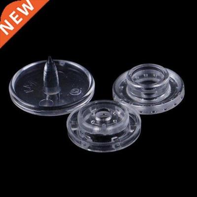 50 Sets Clear Resin Snap Buttons T5 Plastic Snaps Fasteners