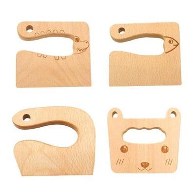 Wooden Knife Kids Cooking Toys Safe Knives Cutting Fruit