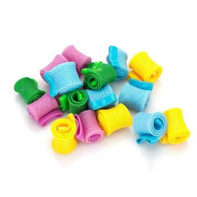 18pcs Hair Rollers Soft Hair Curling Net Heatless Hair Wave