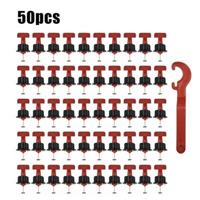 50pcs Ceramic Tile Positioning Leveler Device T Type Non-cha