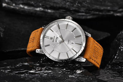 Men's waterproof belt Watch男士户外手表 皮表带男士石