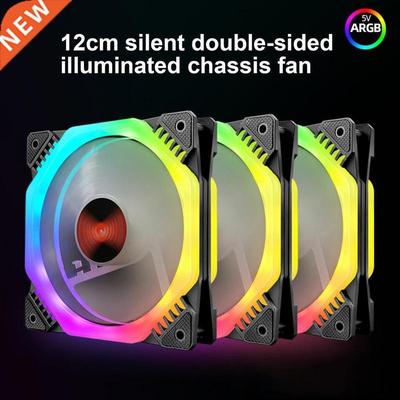 COOLMOON RGB Cooling Fan 4Pin Good Heat Dissipation ABS 120m