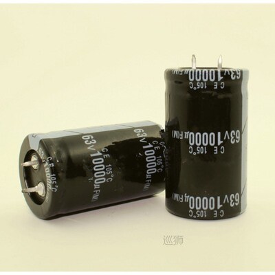 24PCS-2PCS 10000uF 63V 63V 10000uF New Electrolytic Capacito