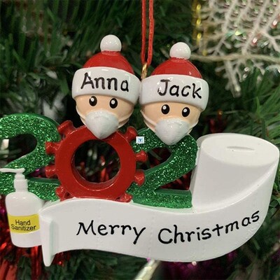 2pc Quarantine Christmas Birthdays Party Decoration Gift