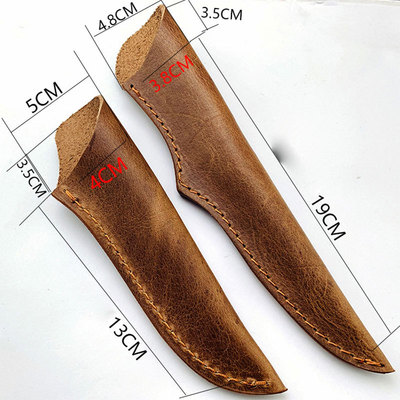 Cowhide leather case For Fruit knife Cowhide leather sheath