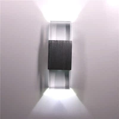 Modern Style 2W/ 6W Square Alunum LED Wall Lamp Light Acryli