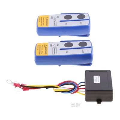 Recovery Wireless Winch Dual Remote Control 12V Handset Swit