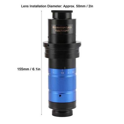 KP-7056TVOP7 2X-252X Monocular Microscope Lens 0.7X-5.6X Co