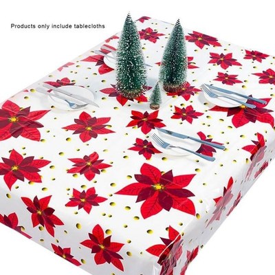 1pcs 110*180cm Christmas Table cloth Dinner Party New Year P