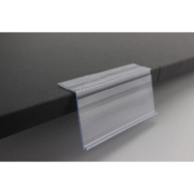 50 Pcs 4*10cm l Shape Label Holder Strip Adhesive Extrude