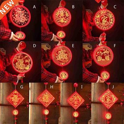 Chinese New Year Fu Character Luminous Hanging Lights Pendan
