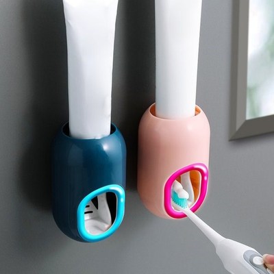 Automatic Toothpaste Squeezer Wall Mounted Hands Free Dispen