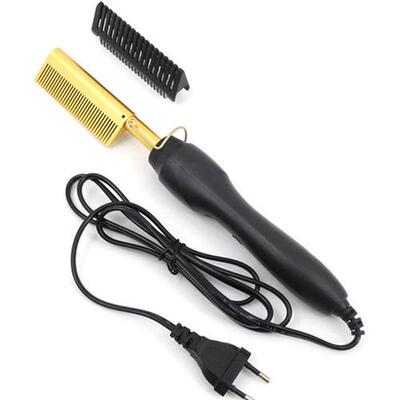 Hair Straightening Comb Portable Hair Iron Straightener Home