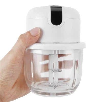 Meat Grinder 350ML Electric Garlic Grinder USB Charging