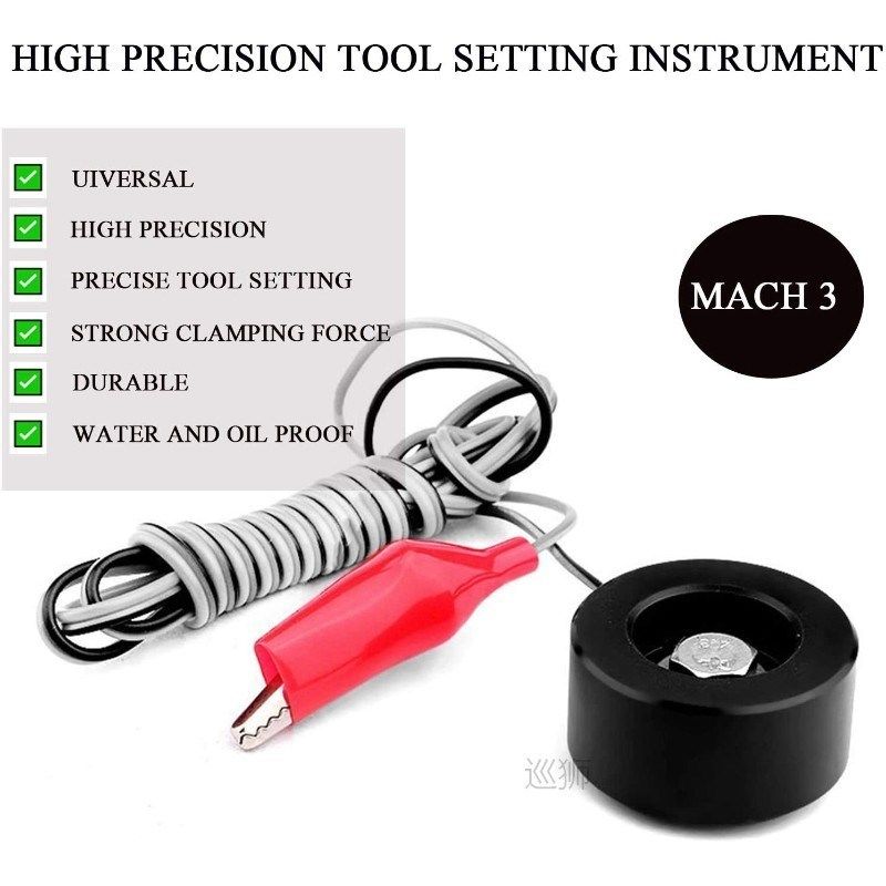 Cnc Z-Axis Tool Setting Touch Plate Probe Mach3 Router Touch_虎窝淘