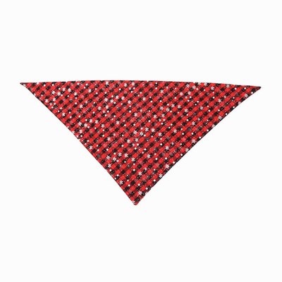 1PC Pet Neckerchief Scarf Waterproof Christmas Snowflake Cat
