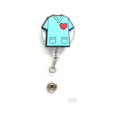 Hospital Medical Workers Staff Work Card Pocket Clip ID Name