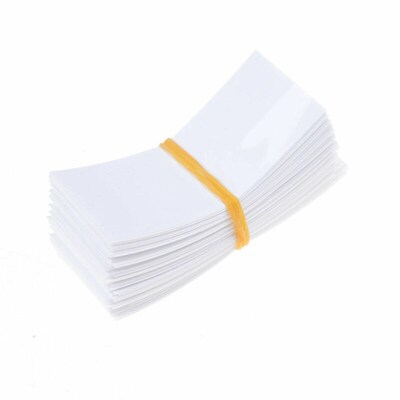 100 pieces 18650 battery packaging PVC shrink tubing Precut