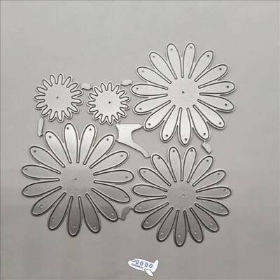 5pcs/Set Craft Dies Flower Decor Metal Cutting Dies Scrapboo