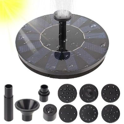 Floating Powered Fountain Pond Patio Solar Fountain Garden