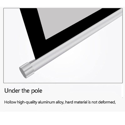 Thinyou Projector Screen 60 inch 169 Matte Gray Fabric Fibe