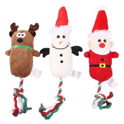 Plush Chew Toy Squeaky Dog Toy for Aggressive Chewer Cute