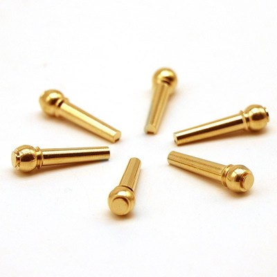 6 Pieces/lot Guitar St Nail Metal Acoustic Guitar Bridge Pin