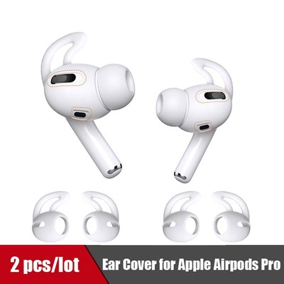 2pcs Silicone Earphone Case Cover for Airpods Pro Anti Slip