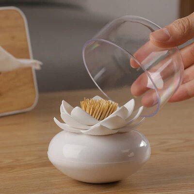 Nordic Decorative Lotus Toothpick Holder Creative